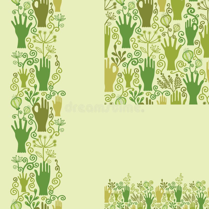 Vector Nature Inspired Abstract Texture Seamless Stock Vector ...