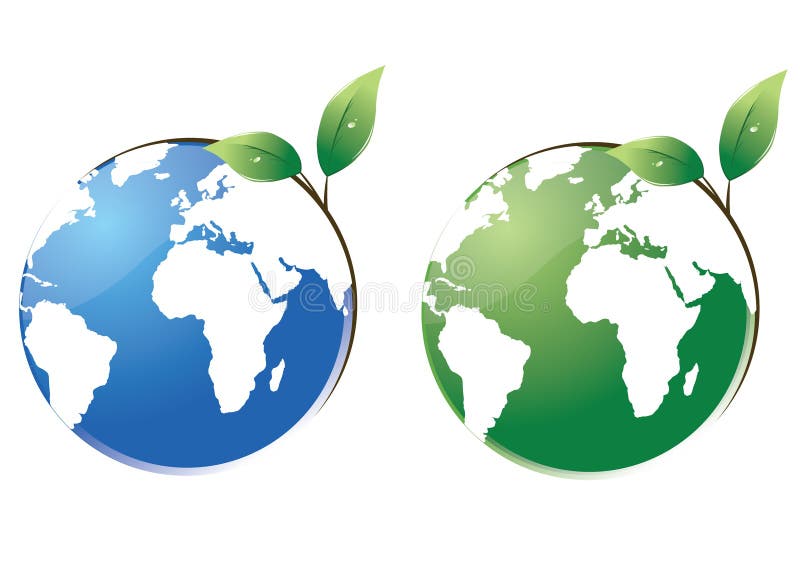 Protect the planet stock vector. Illustration of growth - 17042785