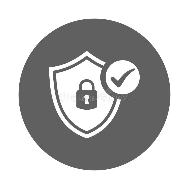 Protect, Safety, Secure Icon. Gray Vector Sketch Stock Illustration ...
