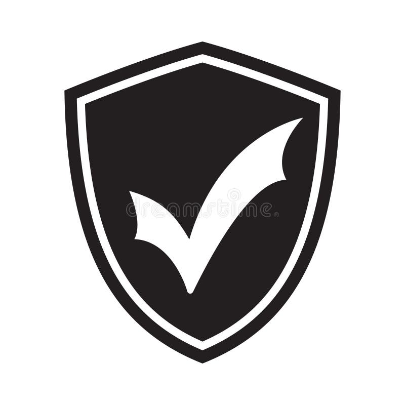 Protect Shield Flat Icon . Encrypted Symbol Icon Stock Illustration ... Protect Shield Flat Icon . Encrypted Symbol Icon Stock Illustration ...