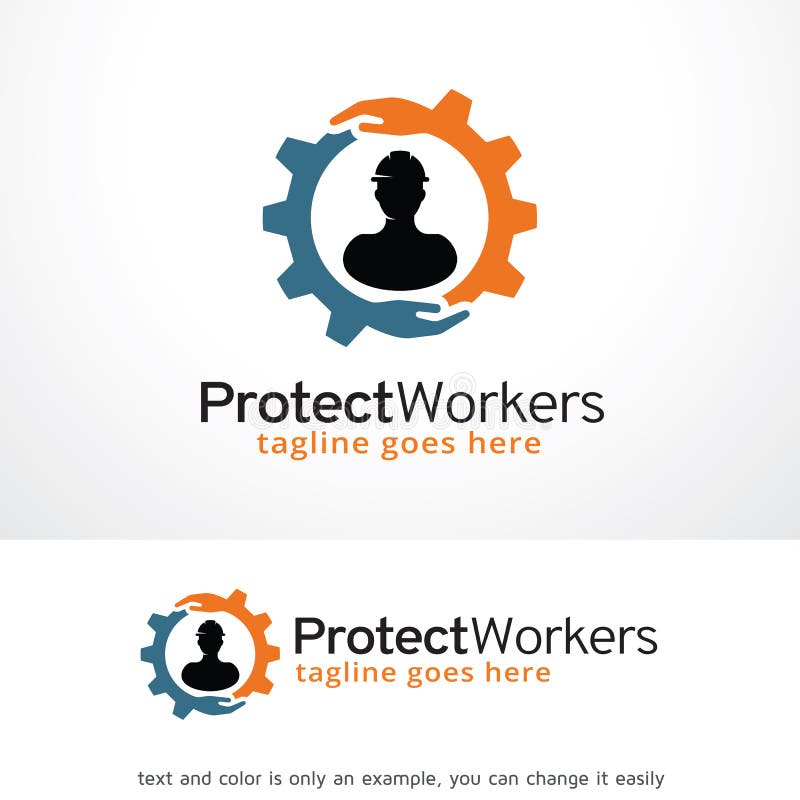 Construction Workers Logo Vector Icon Template Stock Illustrations ...