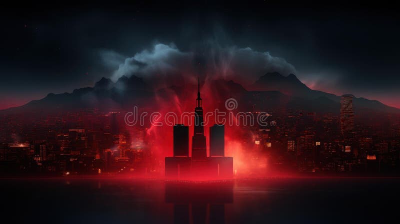 Protect Your Data with a Glowing Red Cybersecurity Lock Visualization ...