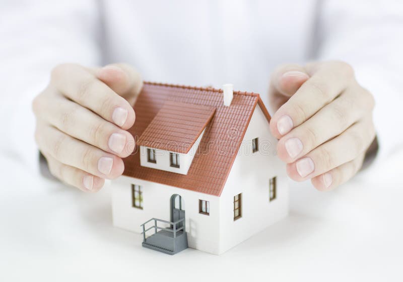 Protect Your House stock image. Image of clean, covered - 10017691