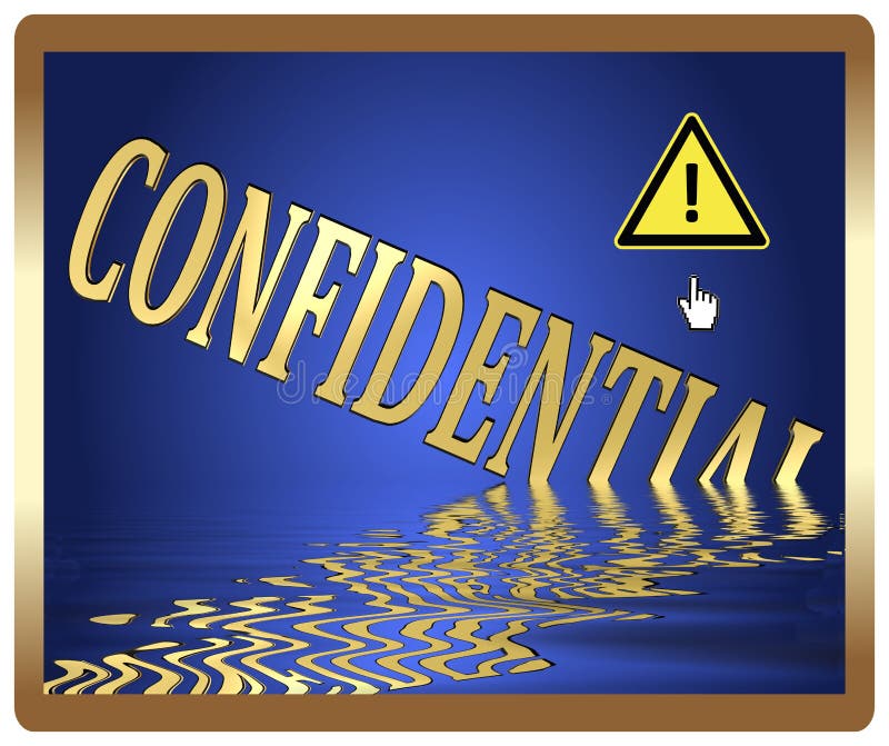 Protect your privacy stock illustration. Illustration of private - 33409768