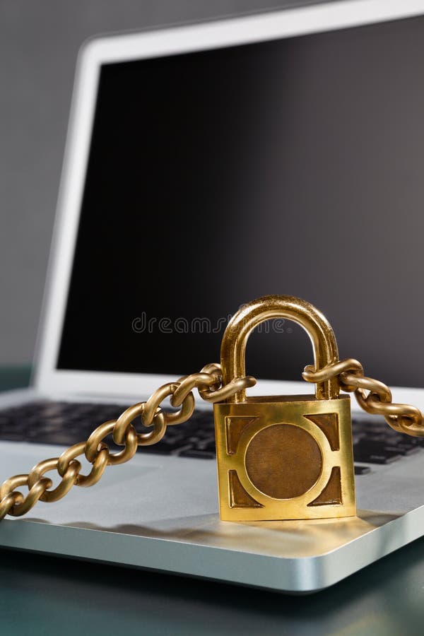 Protected computer stock image. Image of idea, keyboard - 21142927