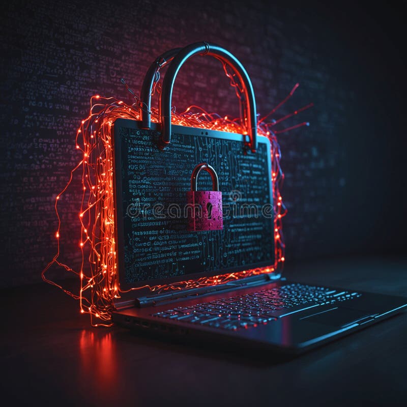 Protected Digital Information with Secure Cyber Security, Ransomware ...