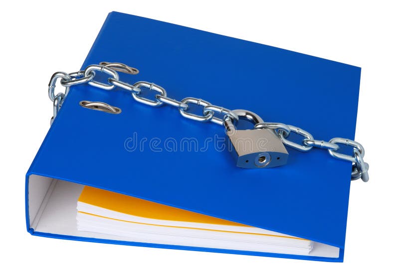 Protected file stock image. Image of isolated, equipment - 11436249