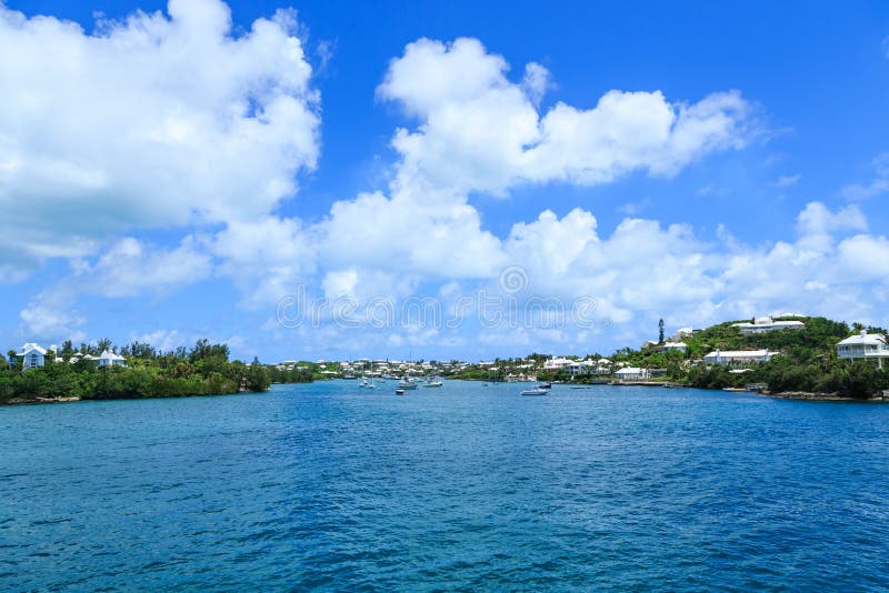 Bermuda Harbor stock photo. Image of following, storm - 63133950