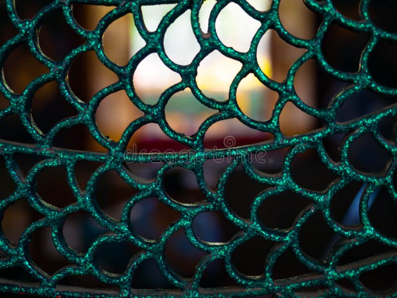 Protected House Behind Fence Close Up of a Wire Fence with Stock Image ...