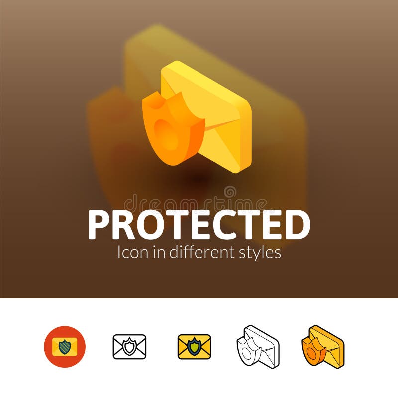 Protected Icon Different Style Stock Illustrations – 33 Protected Icon ...