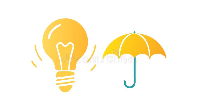 Protected Idea Concept: Secure Innovation. Vector Design Generative AI ...