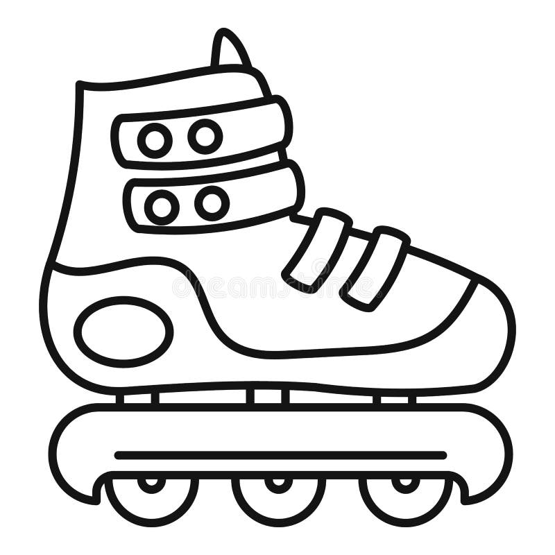 Skates Outline Stock Illustrations – 1,757 Skates Outline Stock ...