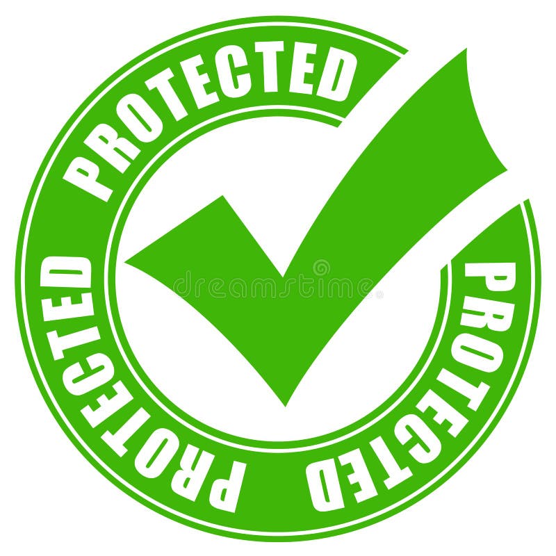 Protected security icon stock vector. Illustration of insurance - 178759785