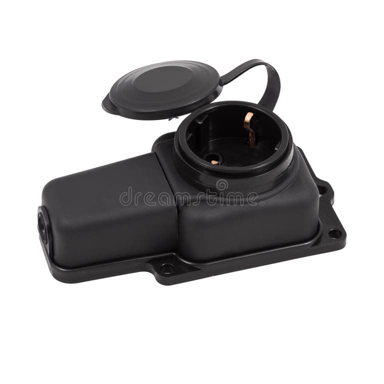 Protected socket isolated stock photo. Image of guardian - 251936940