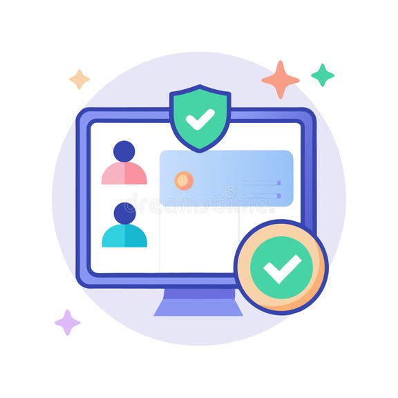 Protected User Profile Interface with Security Shield and Approval ...