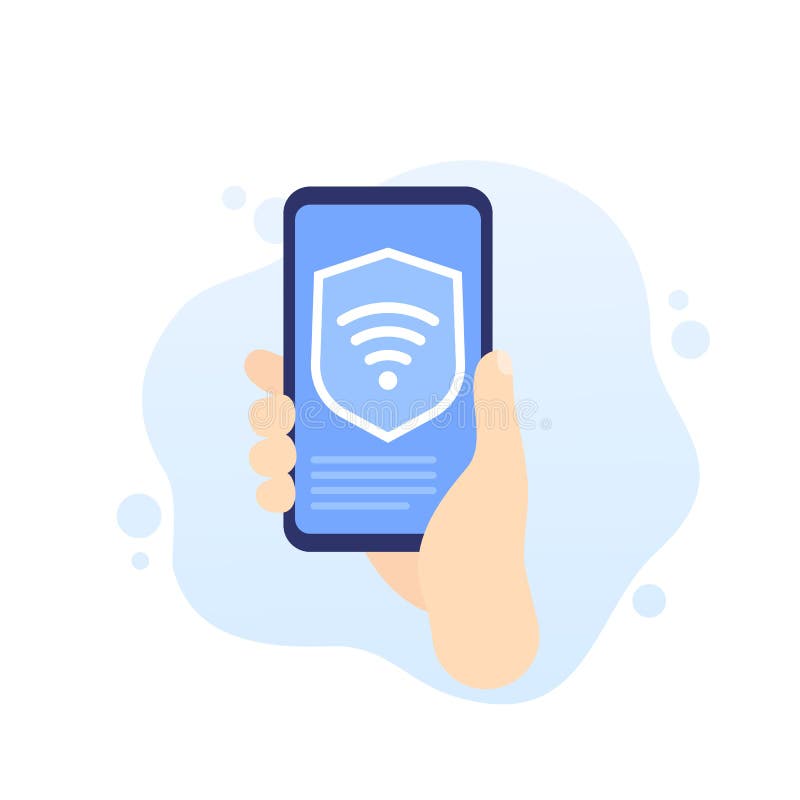 Protected Wi Fi Icon Stock Illustrations – 84 Protected Wi Fi Icon ...