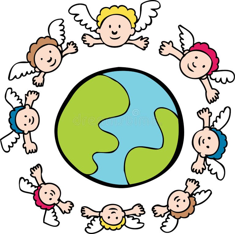 Cartoon Angels Stock Illustrations – 4,241 Cartoon Angels Stock ...