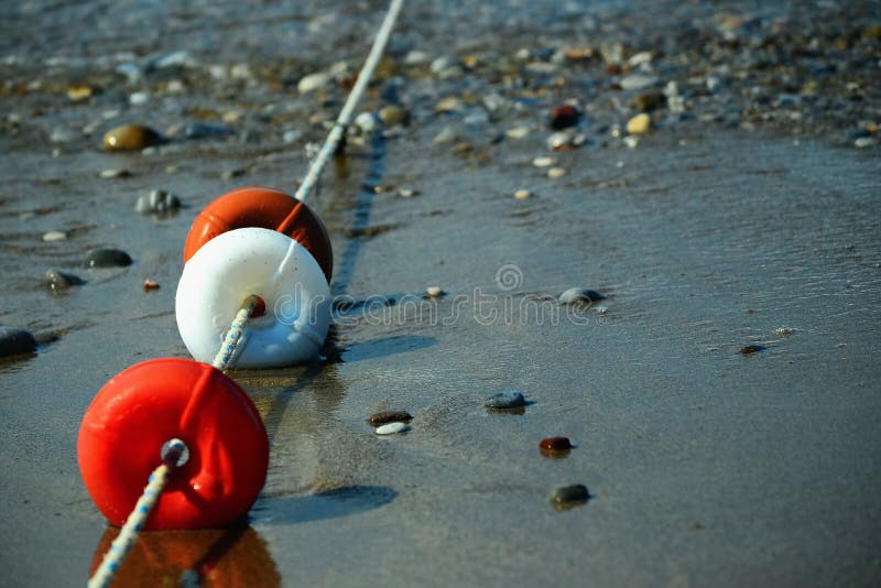 Protecting beach float stock image. Image of coastline - 63755911