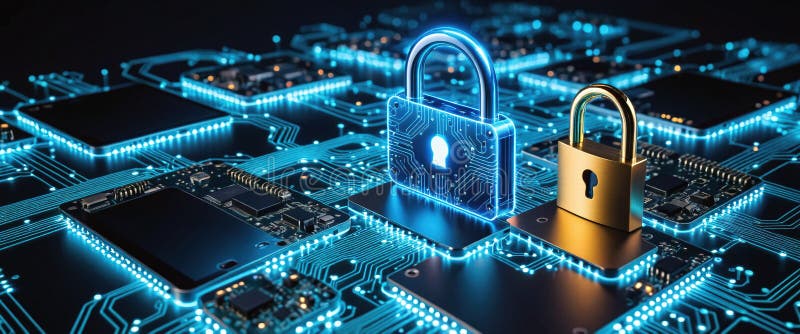 Protecting Data and Maintaining Privacy with Security Concept - Padlock ...