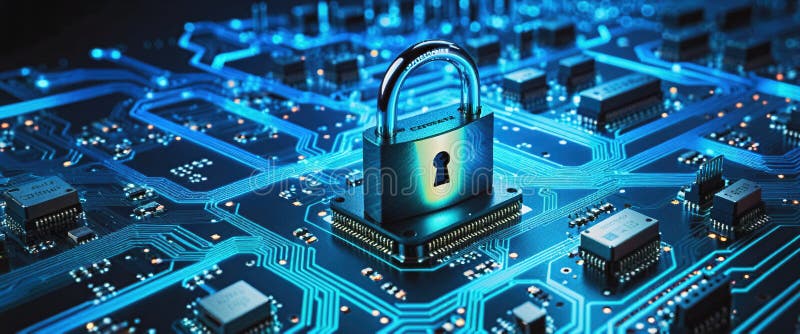 Protecting Data and Maintaining Privacy with Security Concept - Padlock ...