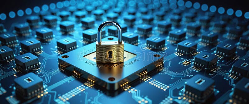 Protecting Data and Maintaining Privacy with Security Concept - Padlock ...