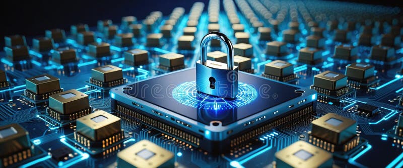 Protecting Data and Maintaining Privacy with Security Concept - Padlock ...