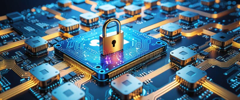 Protecting Data and Maintaining Privacy with Security Concept - Padlock ...