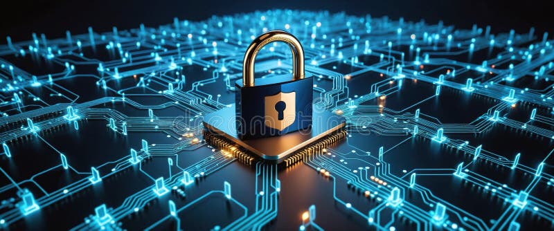 Protecting Data and Maintaining Privacy with Security Concept - Padlock ...