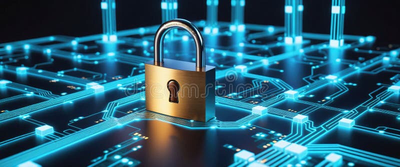 Protecting Data and Maintaining Privacy with Security Concept - Padlock ...