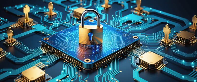 Protecting Data and Maintaining Privacy with Security Concept - Padlock ...