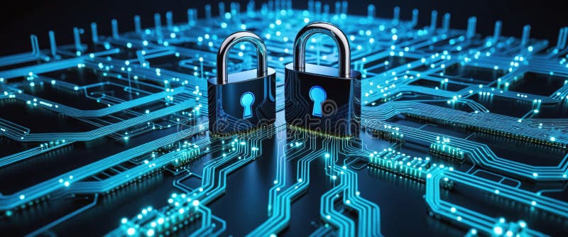 Protecting Data and Maintaining Privacy with Security Concept - Padlock ...