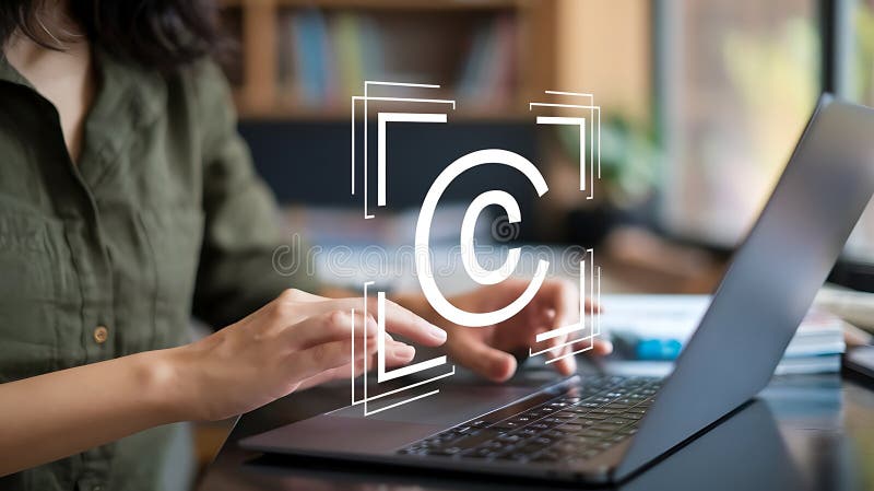 The Importance of Copyright in the Digital Age Stock Illustration ...