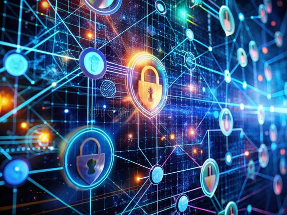 Protecting the Digital Frontier a Futuristic Network Security Interface ...