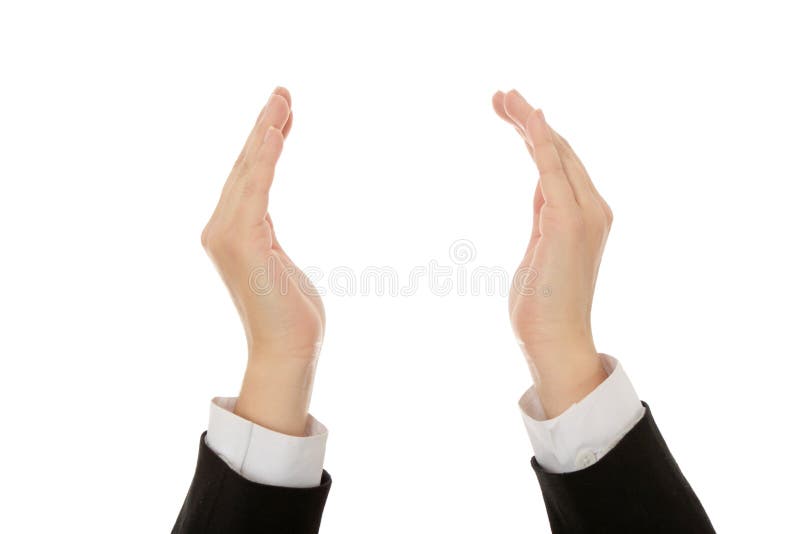 Protecting hands stock image. Image of businessman, close - 22042829