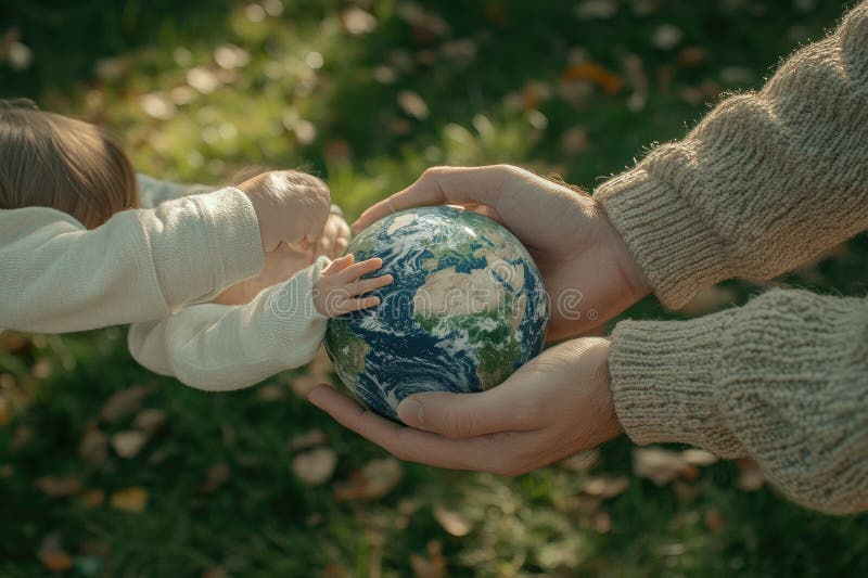 Our Shared Planet stock illustration. Illustration of together - 385399947