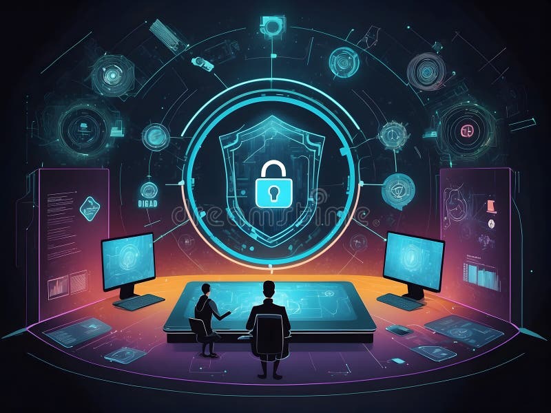 Protecting Privacy in the Digital World Stock Photo - Image of ...