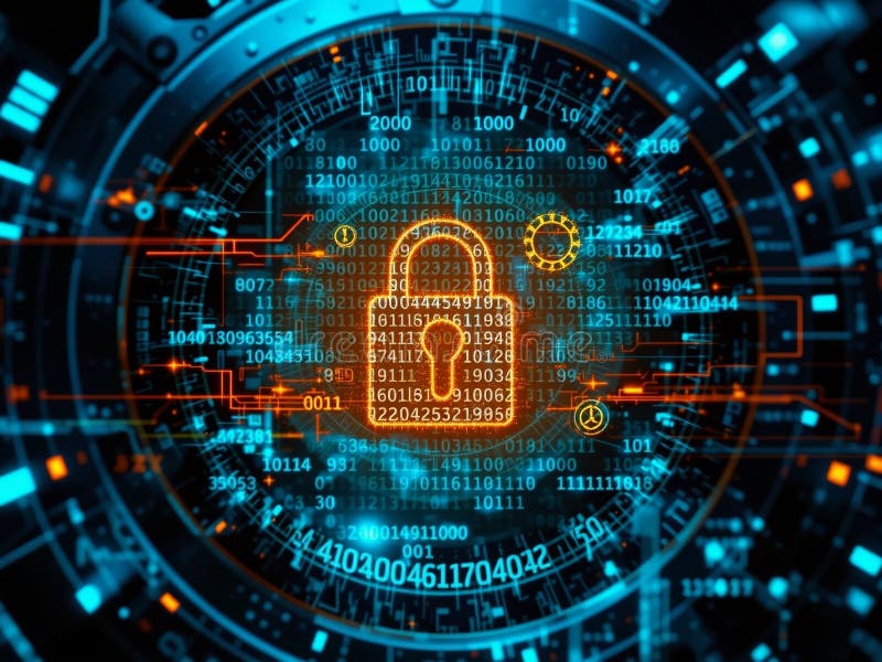 Protecting Sensitive Data a Deep Dive into Encryption and Digital Security Stock Illustration ...