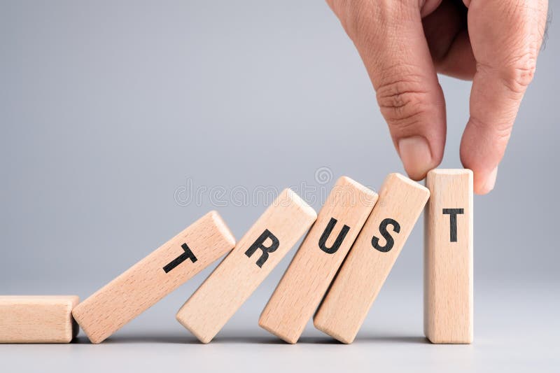 Protecting Trust from Collapse Stock Photo - Image of prevention ...