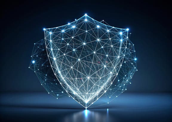 Protecting Your Digital World a Polygonal Wireframe Visualization of ...