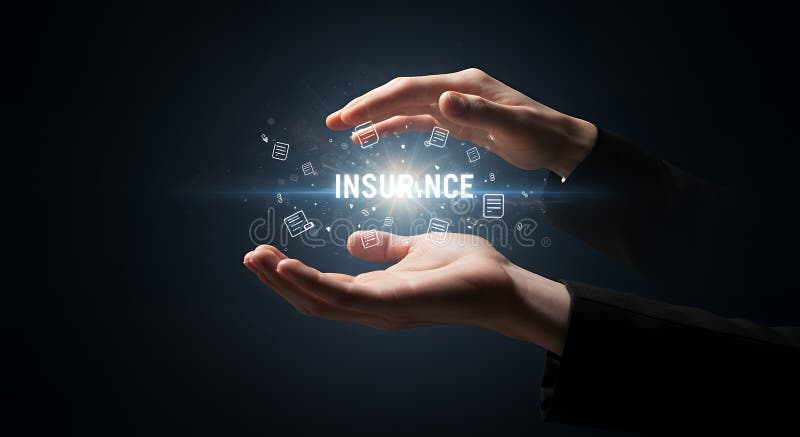 Protecting Your Future the Concept of Insurance Held Safely in Hands ...