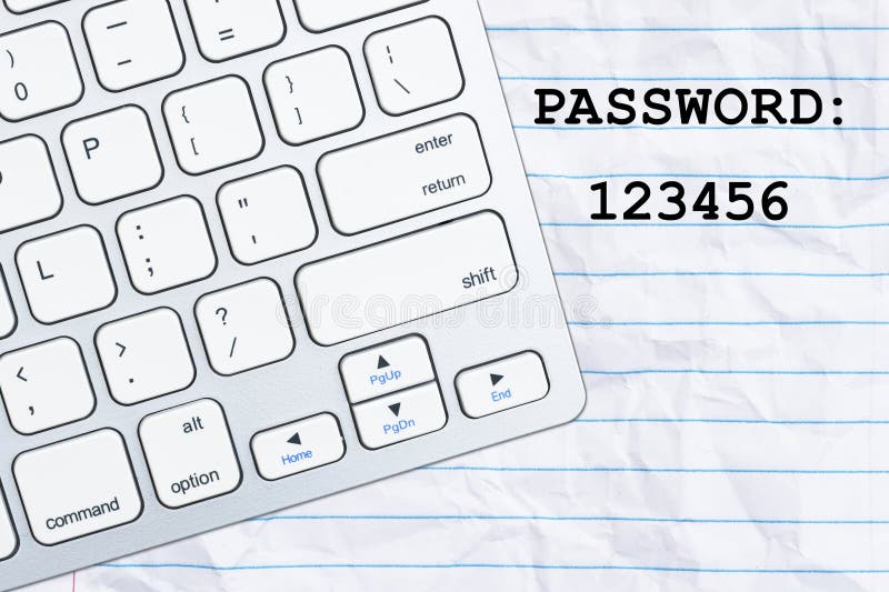 Protecting Your Password with a Computer Keyboard and Written Password ...