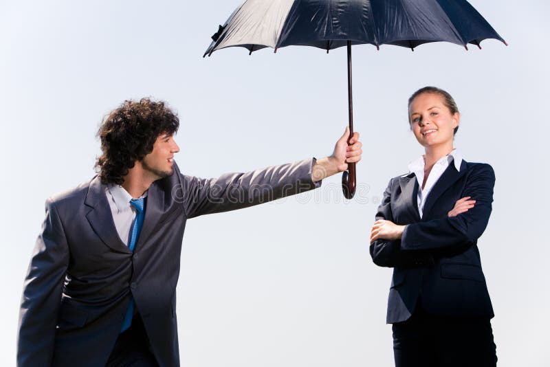 Insurance Protection Concept Stock Photo - Image of investment, rain ...