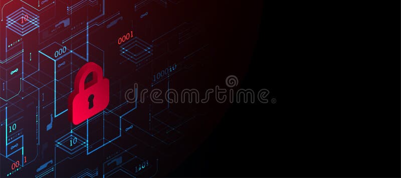 Protection Background. Technology Security, Encode and Decrypt Stock ...