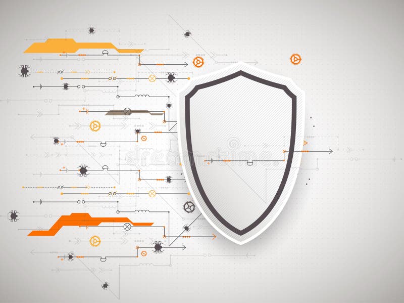 Protection Background. Technology Security, Encode and Decrypt Stock ...