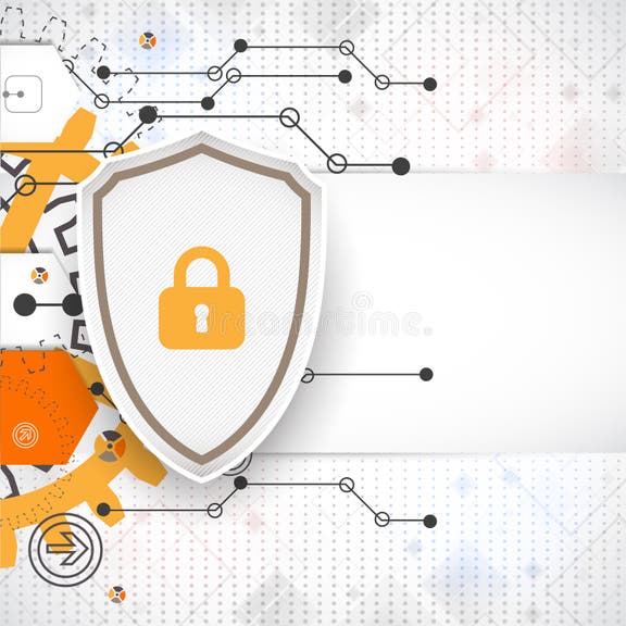 Protection Background. Technology Security, Encode and Decrypt. Stock ...