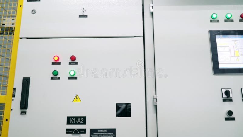 Protection Cabinet Transformer and Automatic Control Switch. Modular ...