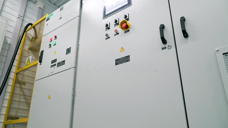 Modular Electrical Substation with Microprocessor Control. Entrance ...