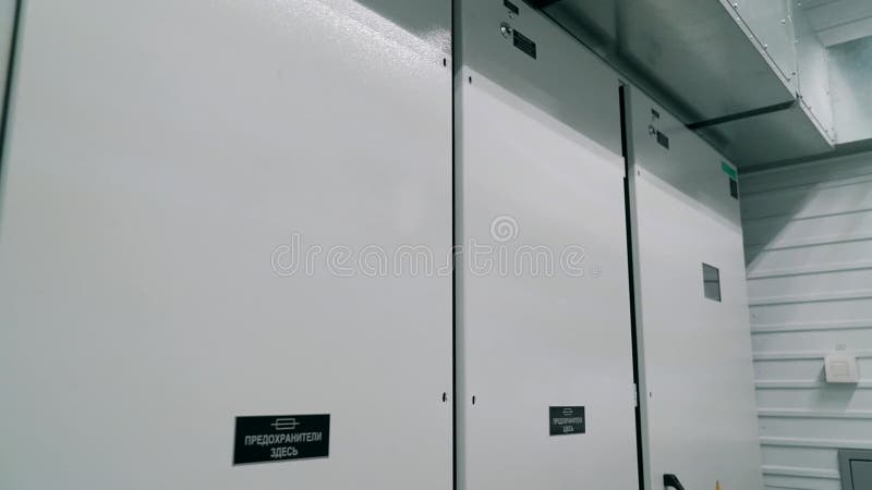 Protection Cabinet Transformer and Automatic Control Switch. Modular ...