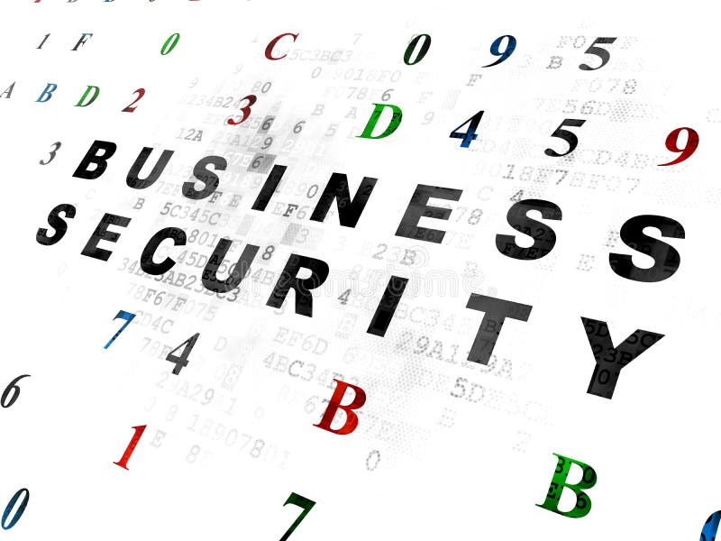 Key and Business Security on Computer Keyboard Stock Illustration ...