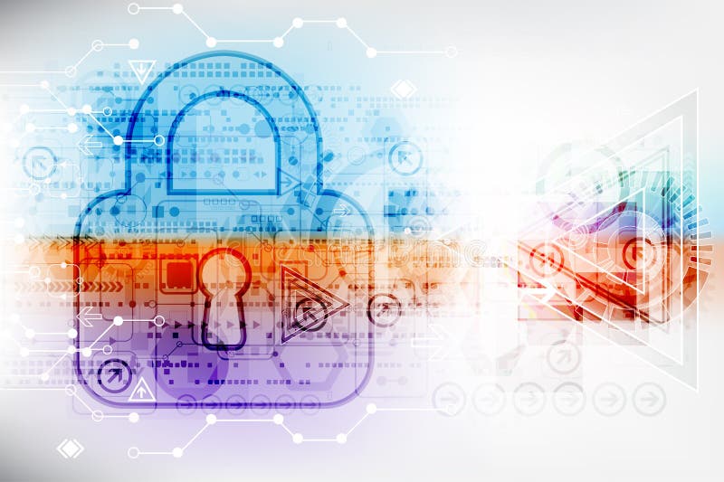 Protection Concept of Digital and Technological. Stock Vector ...